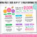 EDITABLE Bloom Teacher and Staff Appreciation Flyer, Itinerary Week ...