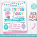 EDITABLE Cotton Candy Fundraiser Flyer Template Charity Non - Etsy