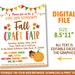 EDITABLE Fall Craft Fair Flyer Template, Boutique, Bazaar, Boutique 8 ...