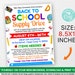 EDITABLE Back to School Supply Drive Flyertemplate, Donations Poster ...