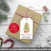 Editable Merry Christmas Gift Tags Watercolor Christmas Tree - Etsy