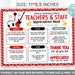 EDITABLE Rock Star Teacher and Staff Appreciation Week - Etsy