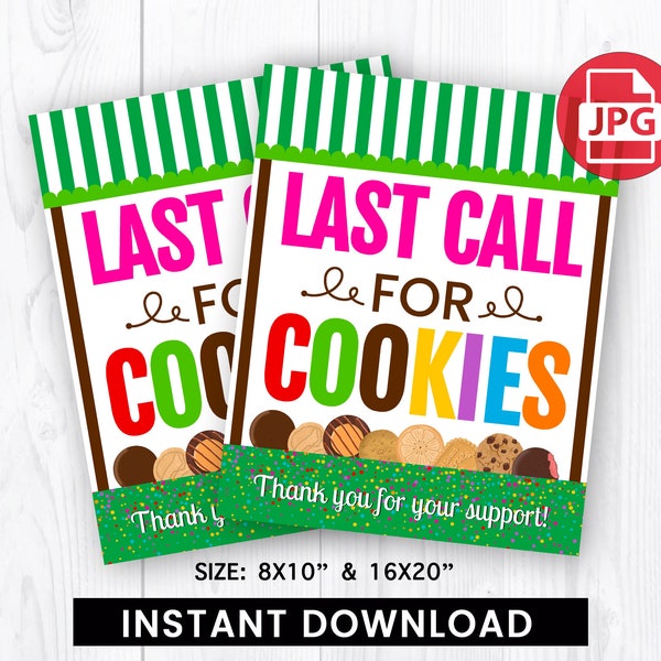 Cookie Booth Sign - Etsy