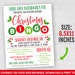 EDITABLE Christmas Bingo Flyer Template, Charity Event Flyer, Games ...