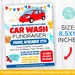 EDITABLE Car Wash Fundraiser Flyer Template, Charity Non Profit Event ...