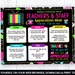 EDITABLE 80s Teacher & Staff Appreciation Flyer, Retro TV Itinerary ...