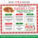 EDITABLE Pizza Teacher & Staff Appreciation Flyer, Italian Food ...