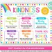 Editable Kindness Spirit Week Flyer Self Editing, Weekly Planner ...