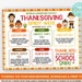 Thanksgiving Spirit Week Editable Itinerary Weekly Planner & - Etsy