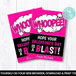EDITABLE Whoopee Rectangle Tags, Whoopie Cushion Gift Tags Ideas, Kid ...