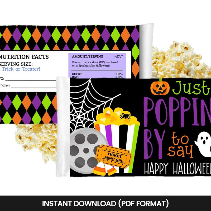 Popcorn Tags - Etsy