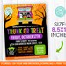 EDITABLE Halloween Trunk or Treat Flyer Template,community Event, Kids ...