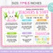 EDITABLE Easter Teacher and Staff Appreciation Week Itinerary, Spring ...