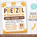 EDITABLE Pretzel Fundraiser Flyer Template Charity Non Profit - Etsy