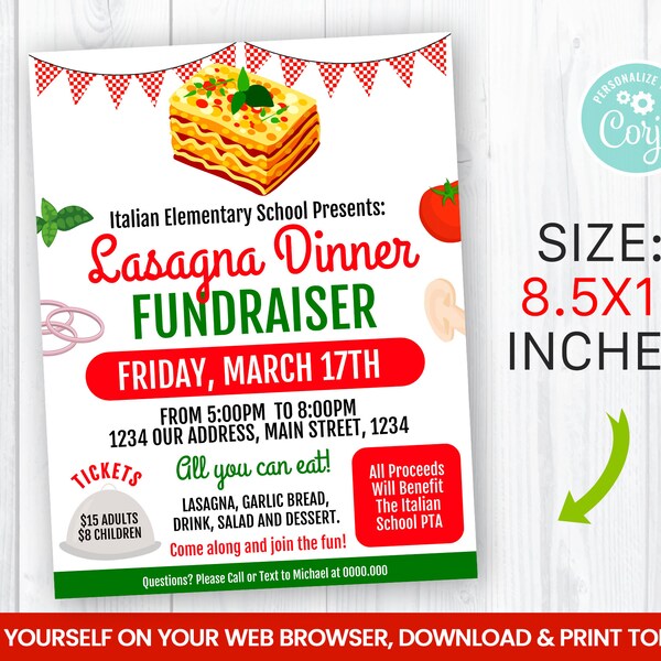 Italian Dinner Event - Etsy