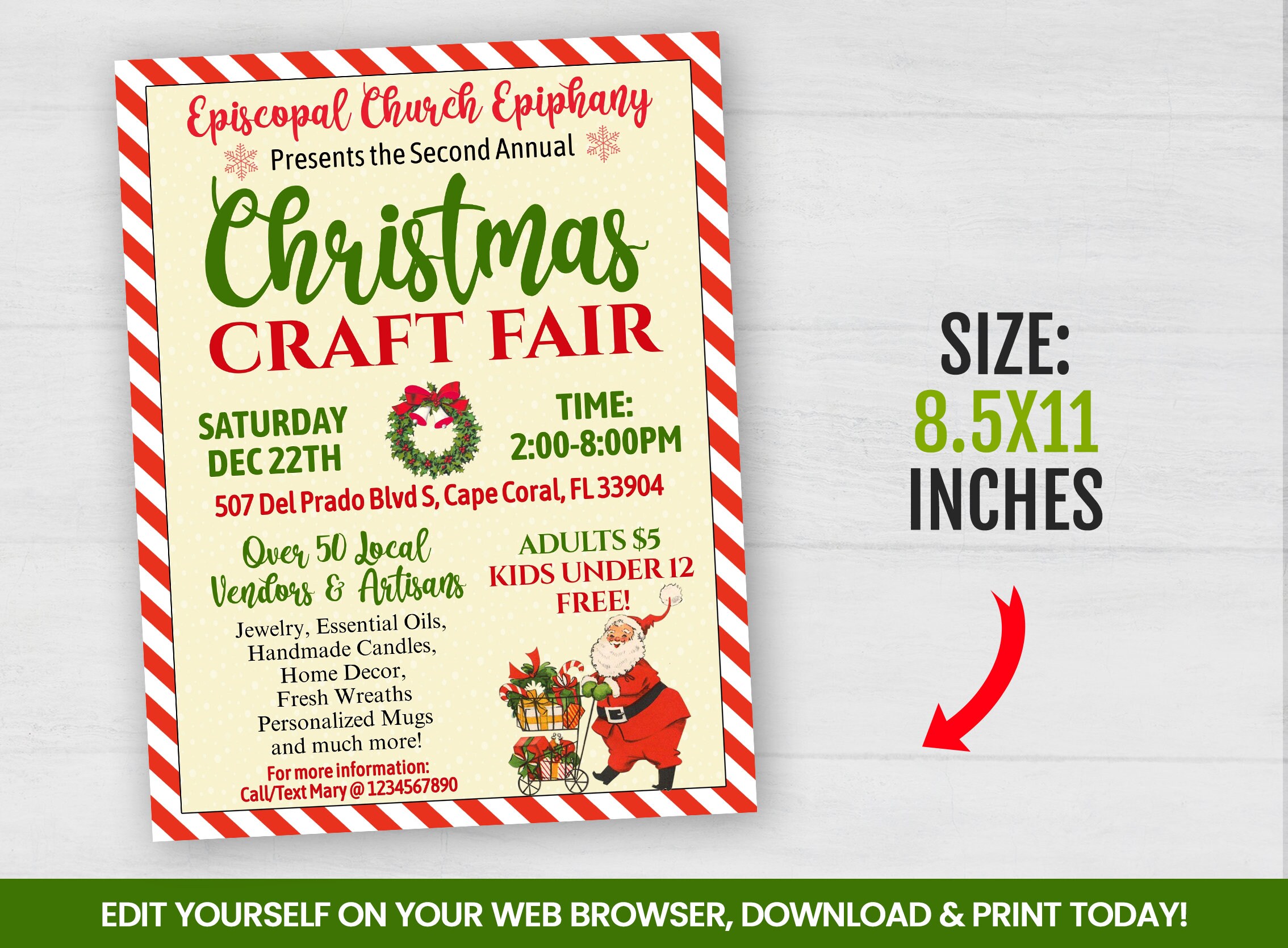 Craft Fair Flyer Template Free Download