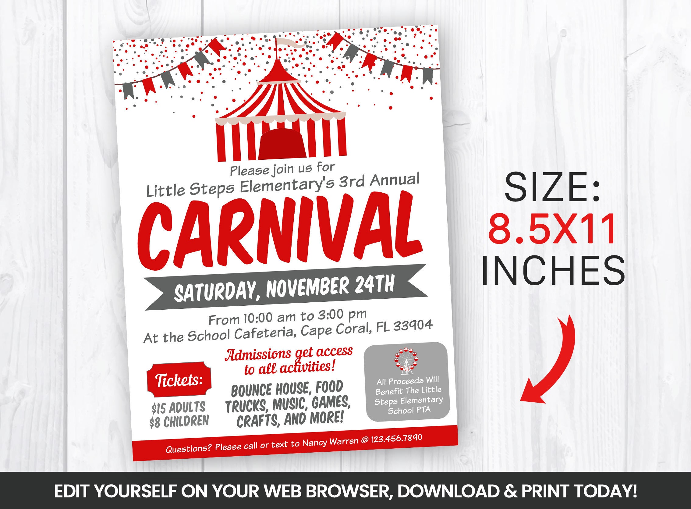 Free Carnival Poster Template