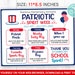 EDITABLE Patriotic Spirit Week Flyer, 4th of July Itinerary Self ...