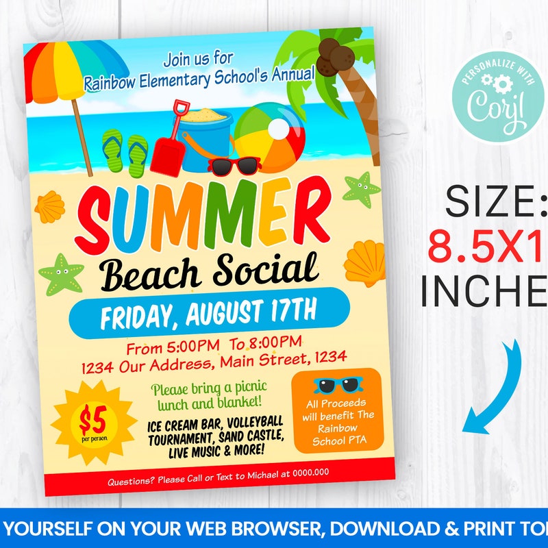 Summer Fair Poster - Etsy UK