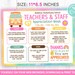 EDITABLE Groovy Retro Teacher & Staff Appreciation Flyer, Back to ...