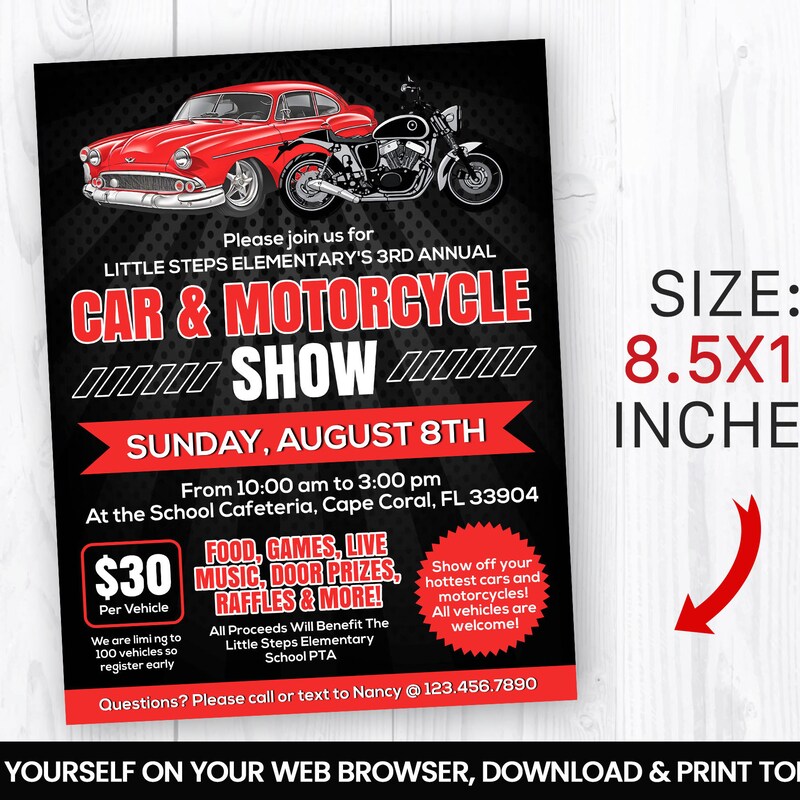 Car Show Templates - Etsy