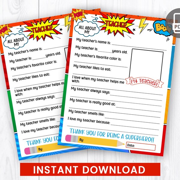 Superhero Staff Week - Etsy