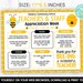 EDITABLE Bee Teacher & Staff Appreciation Flyer, Honeycomb Itinerary ...