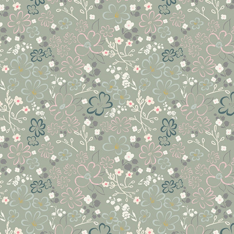 Liten Ditsy Field Heartland Collection Designed by Pat Bravo - Etsy