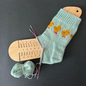 Yellow Ducks Socks Knitting Kit Including Yarn, Needles, Step by Step ...