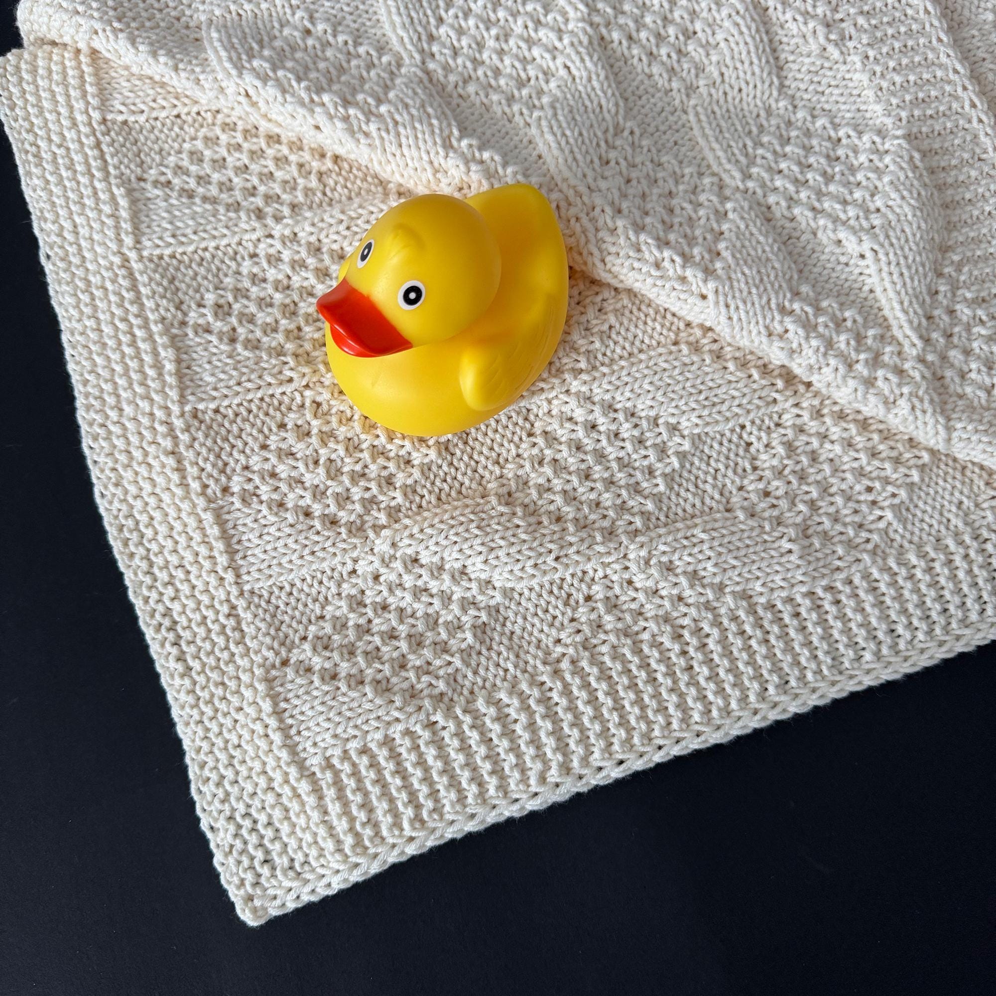 Reversible Baby Blanket Knitting Pattern Easy Baby Blanket Pattern ...