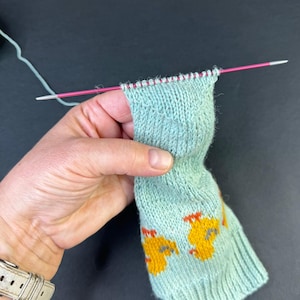Yellow Ducks Socks Knitting Kit Including Yarn, Needles, Step by Step ...