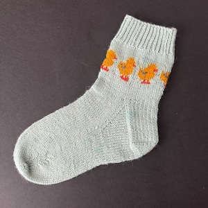 Yellow Ducks Socks Knitting Kit Including Yarn, Needles, Step by Step ...