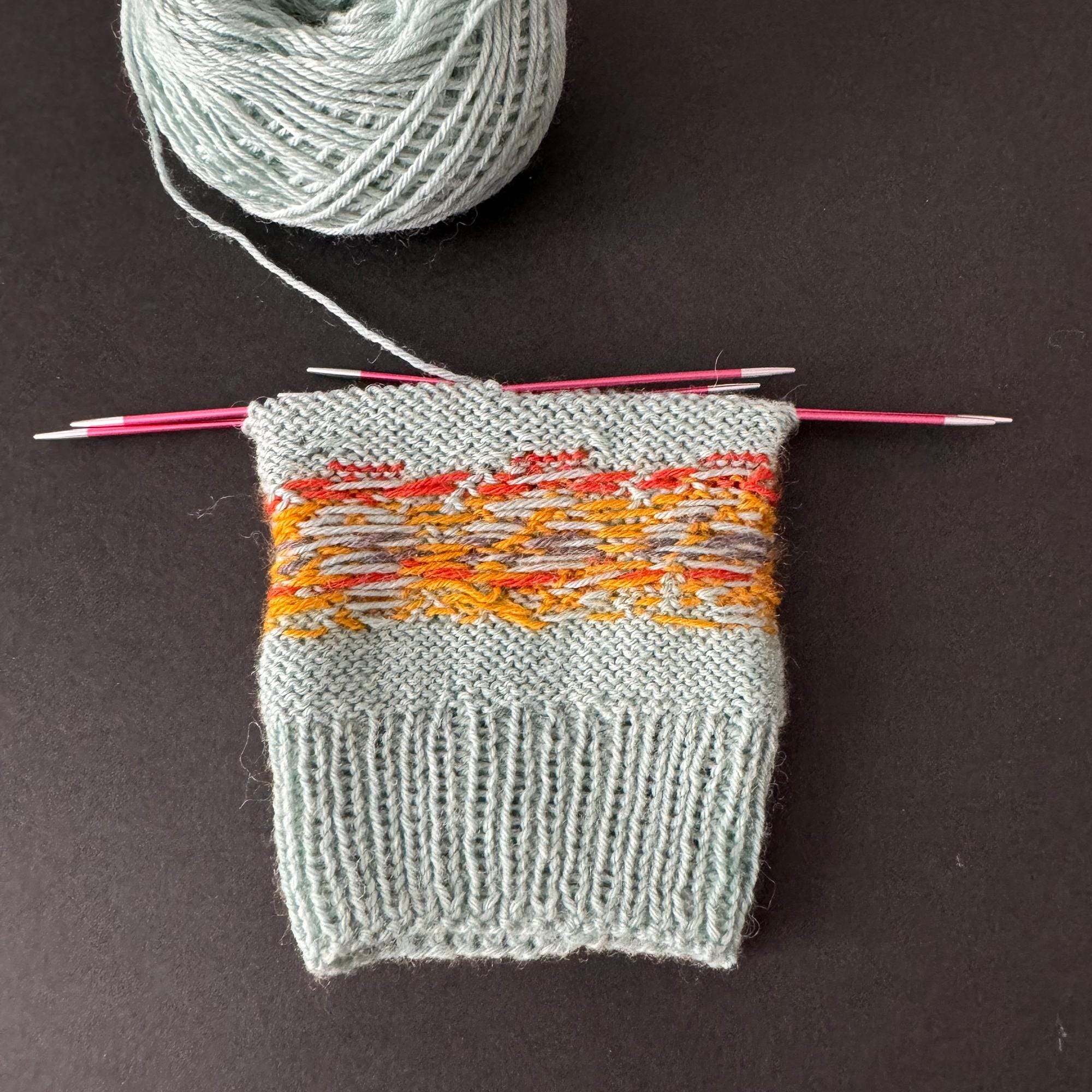 Yellow Ducks Socks Knitting Kit Including Yarn, Needles, Step by Step ...