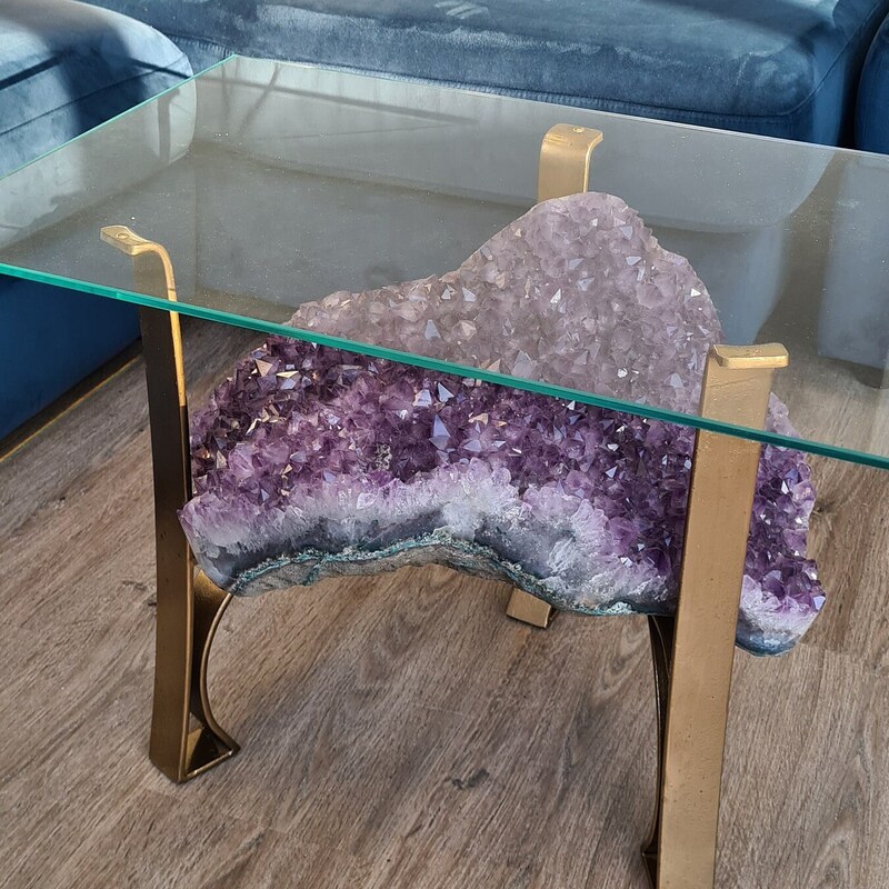 Amethyst Geode Table - Etsy