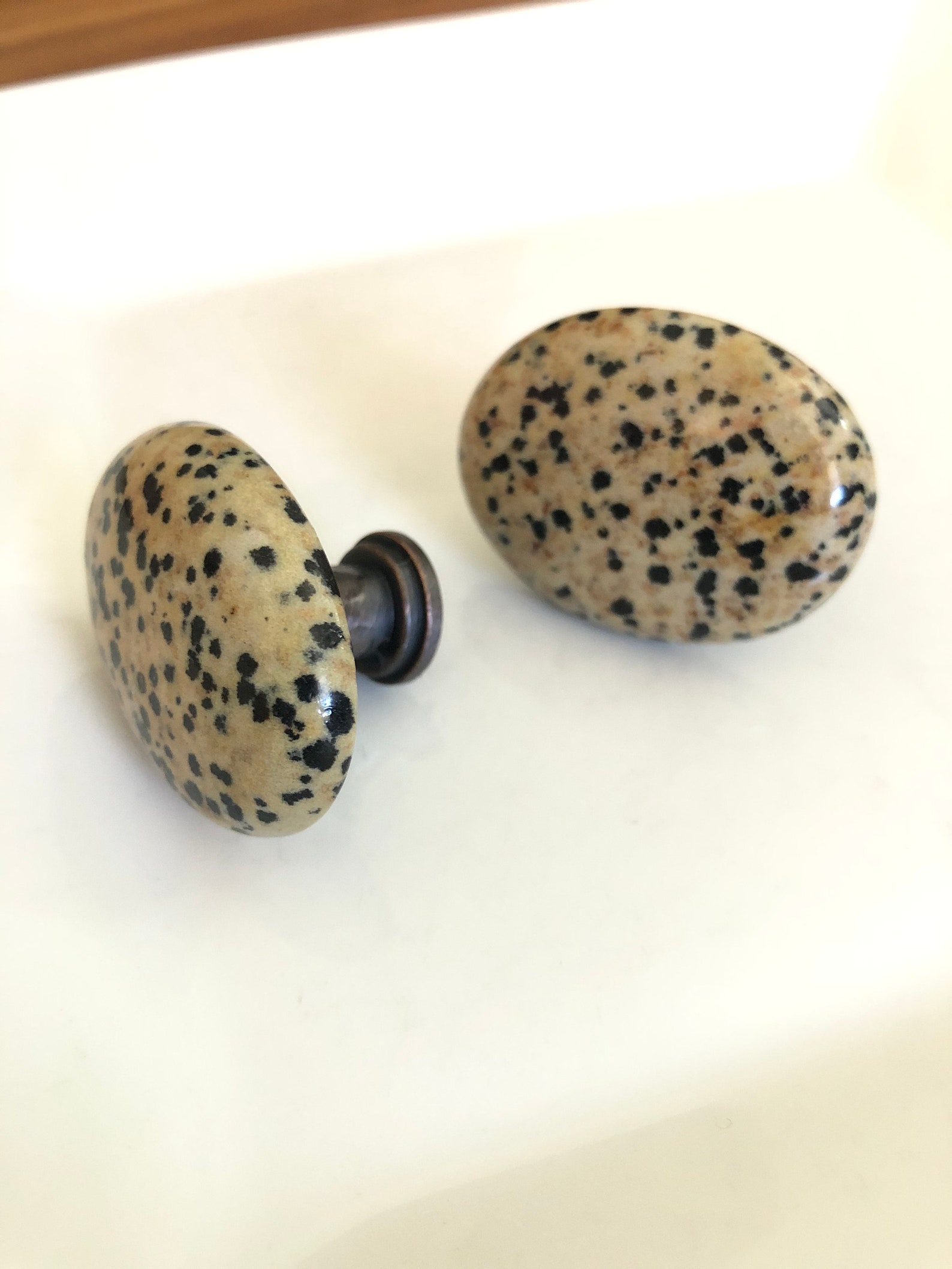 Jasper Stone Drawer Knobs Dalmatian Jasper Cabinet Knobs - Etsy