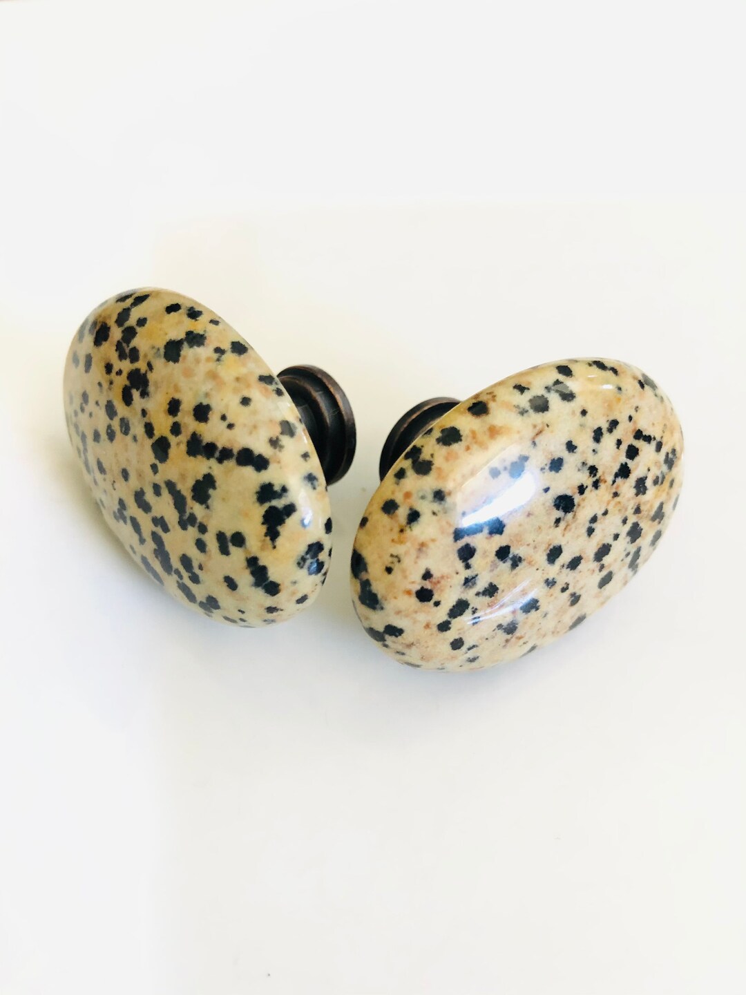 Jasper Stone Drawer Knobs Dalmatian Jasper Cabinet Knobs - Etsy