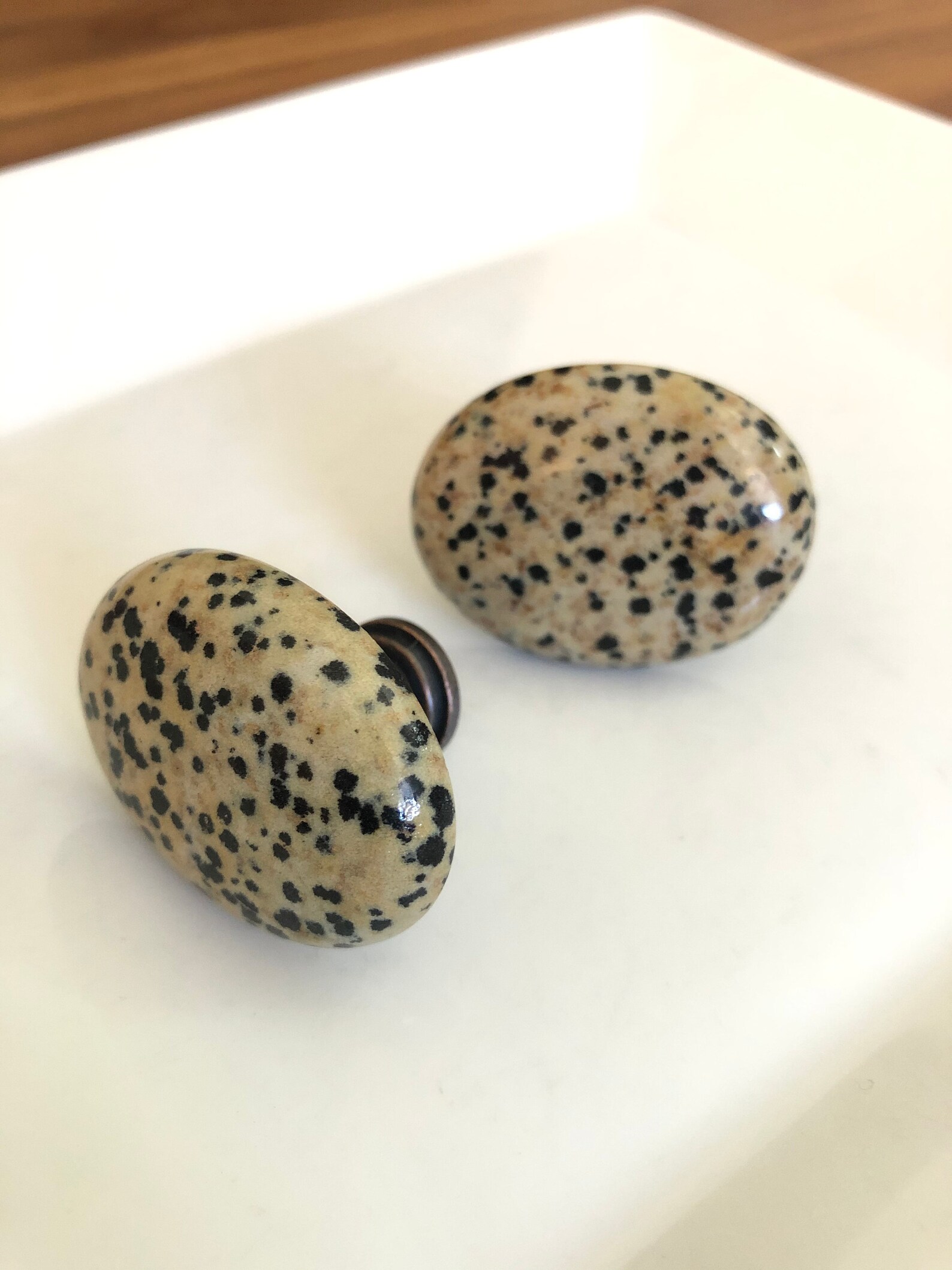 Jasper Stone Drawer Knobs Dalmatian Jasper Cabinet Knobs - Etsy
