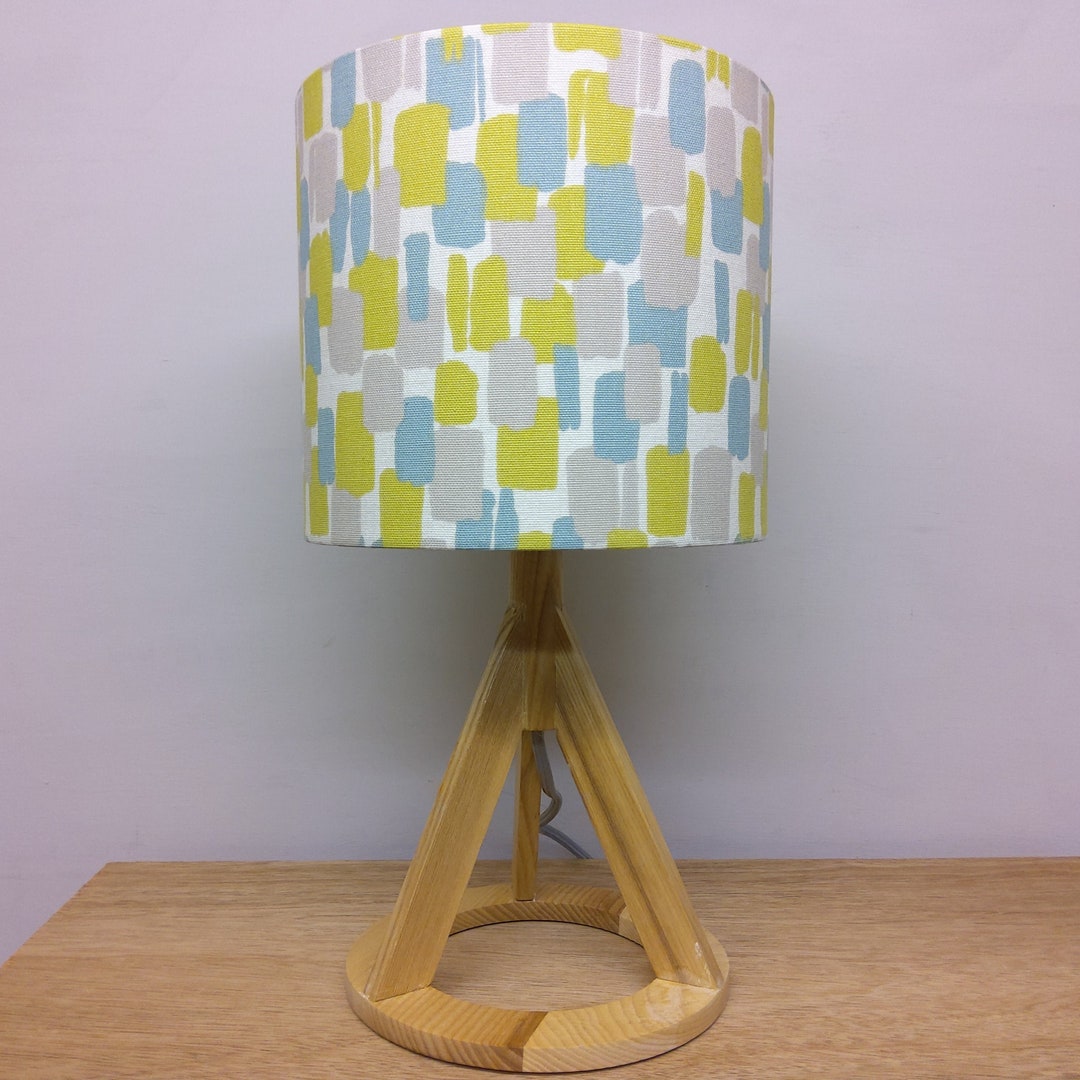 Scandi Style LAMPSHADE, Handmade in the UK, Contemporary, Retro, Scandi ...