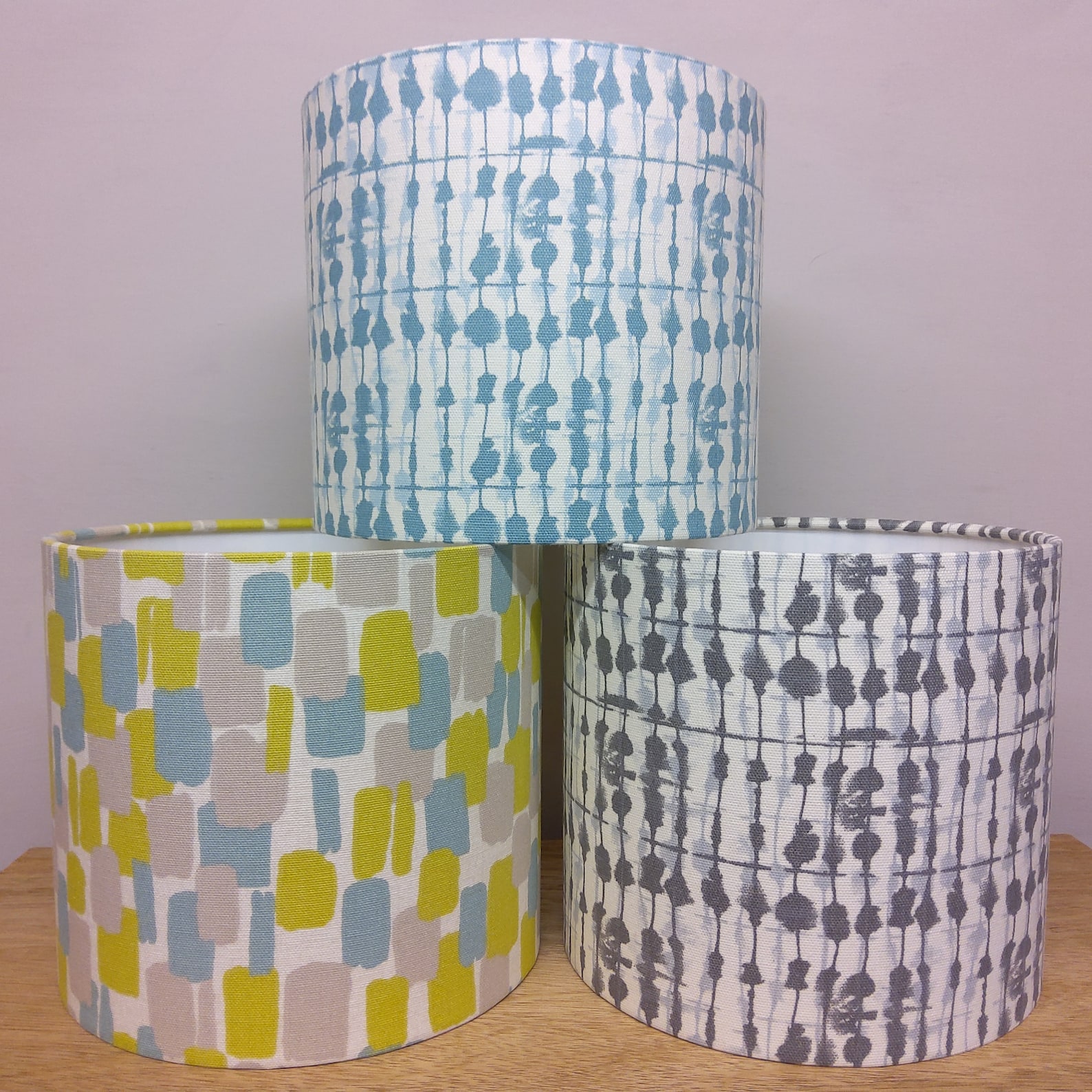 Scandi Style LAMPSHADE, Handmade in the UK, Contemporary, Retro, Scandi ...