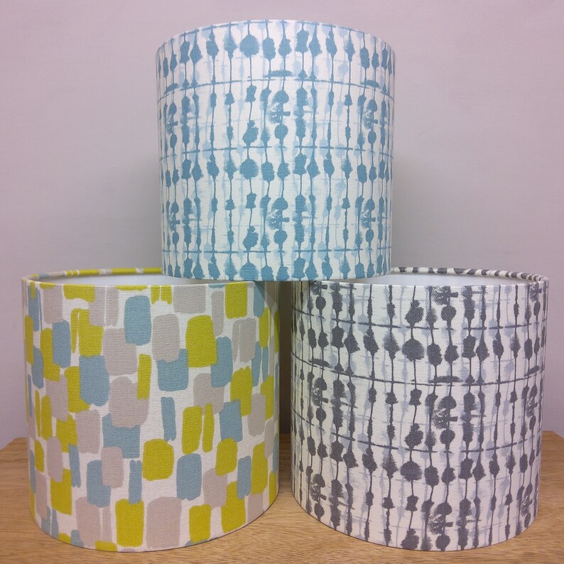 Scandi Style LAMPSHADE, Handmade in the UK, Contemporary, Retro, Scandi ...