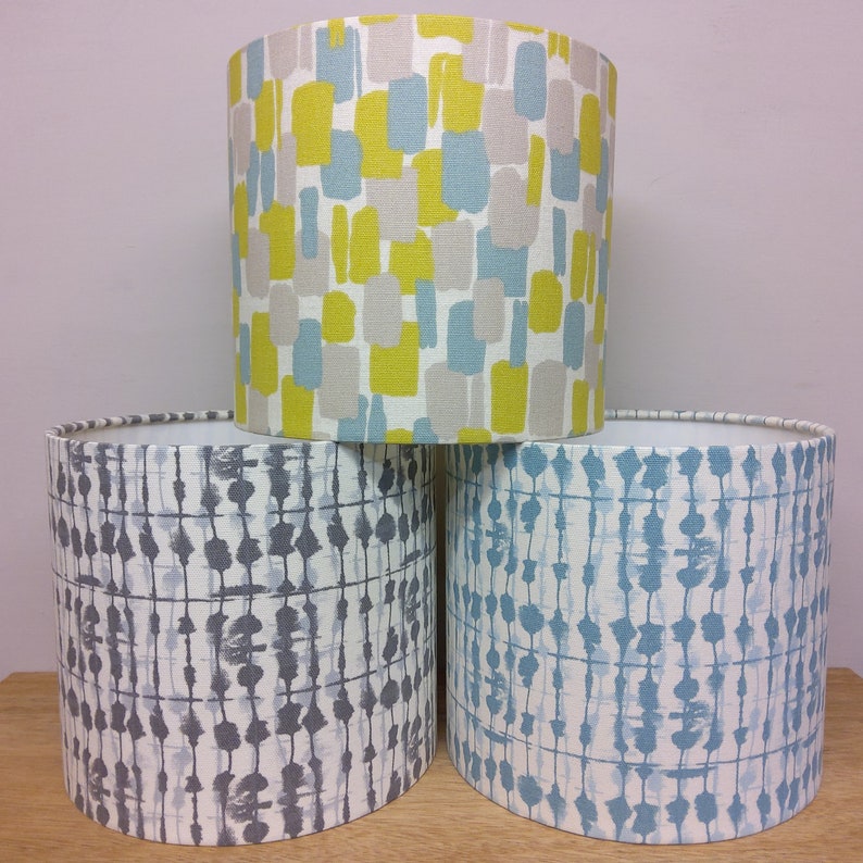 Scandi Style LAMPSHADE, Handmade in the UK, Contemporary, Retro, Scandi ...