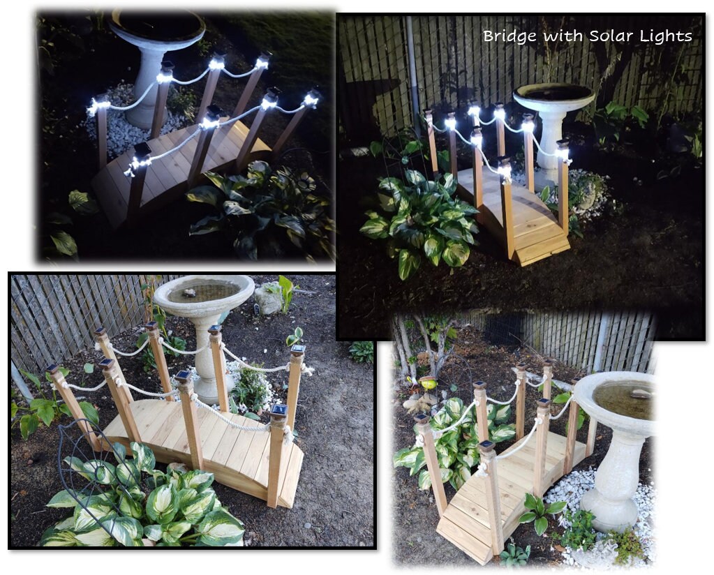 Homemade Solar Light For The Garden Bridge
