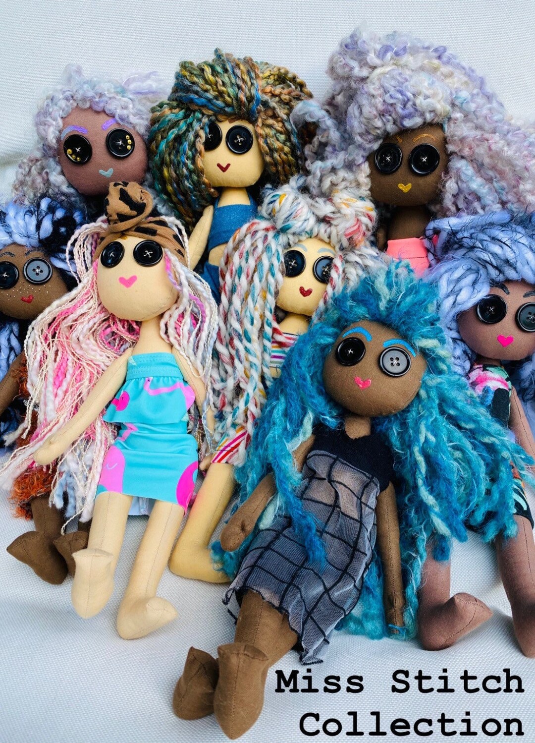 Miss Stitch Doll Collection - Etsy