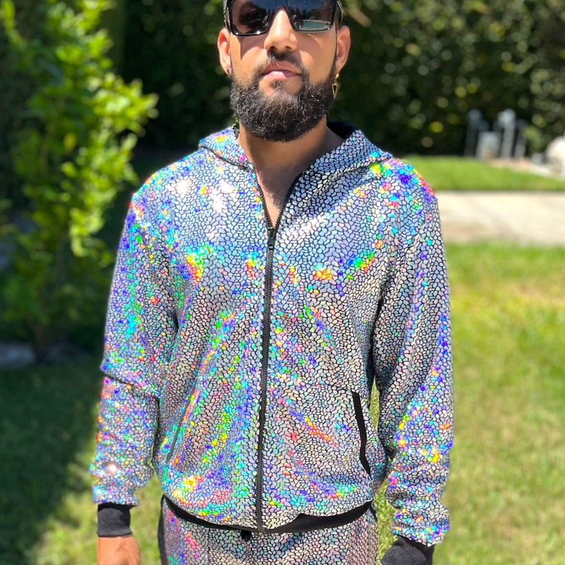 Rave Wear Holographic Women - Etsy