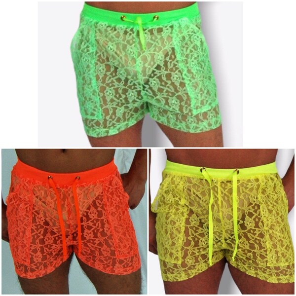 Lace Shorts - Etsy