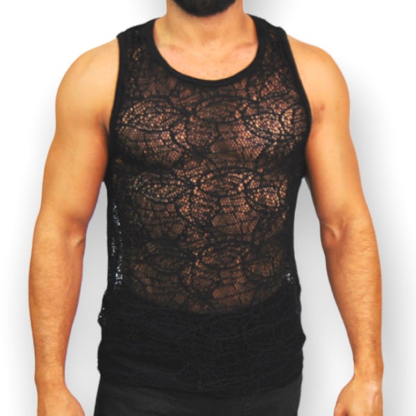 Mens Fishnet Shirt - Etsy