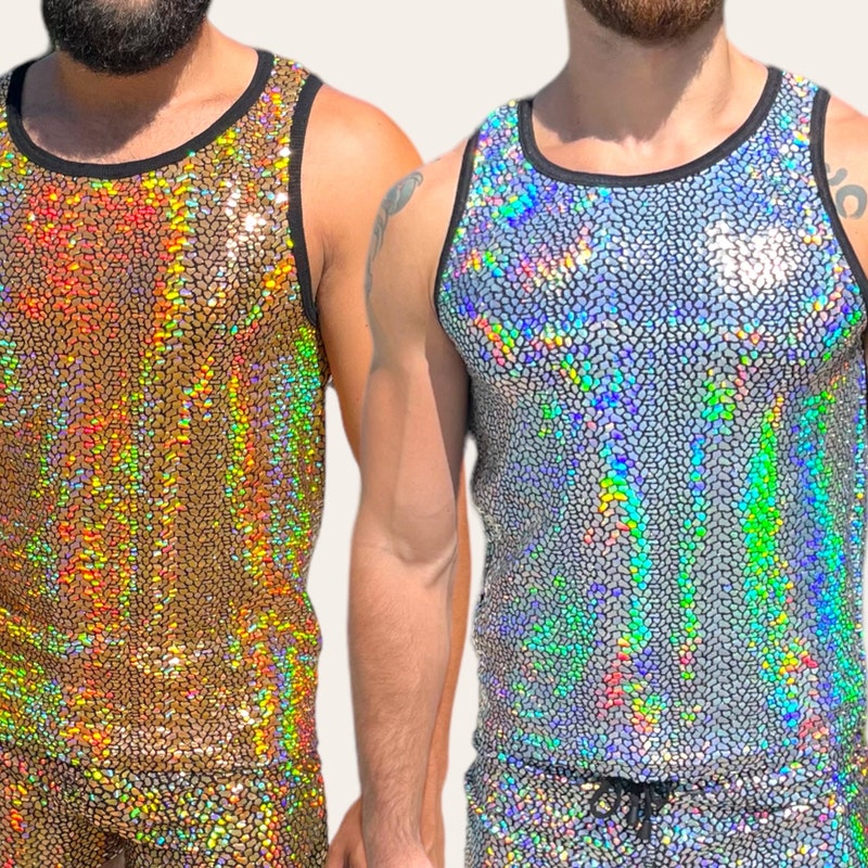Tank Top Men for Festival - Etsy