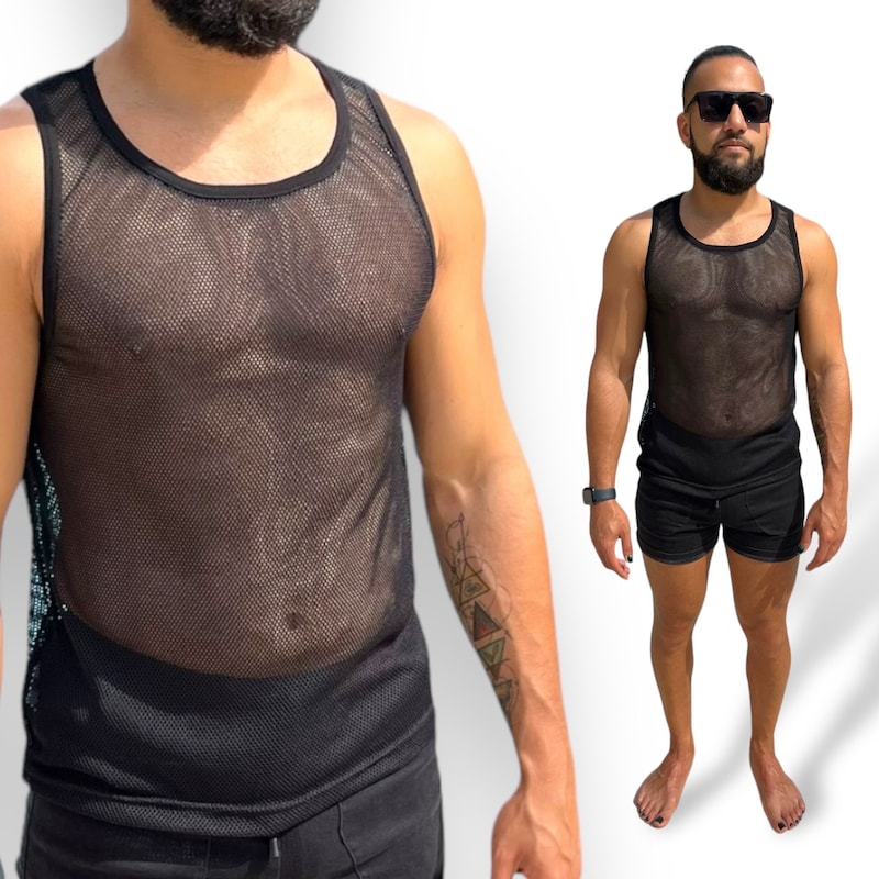 Sheer Tank Top - Etsy