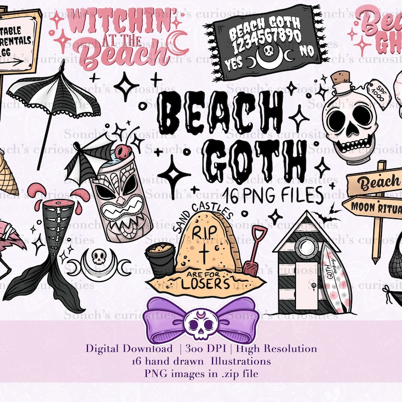 Summerween Printable Stickers - Etsy