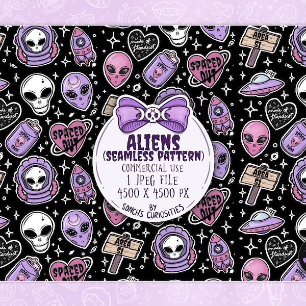 Alien Pattern - Etsy